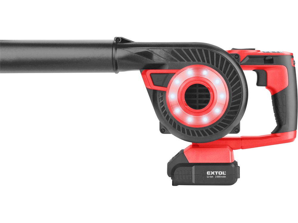 akkus légseprű, Share20V, 20V, Li-ion, teljes/fúvóka hossz: 44/24cm, 1db akku, 1db töltő, 2000 ...