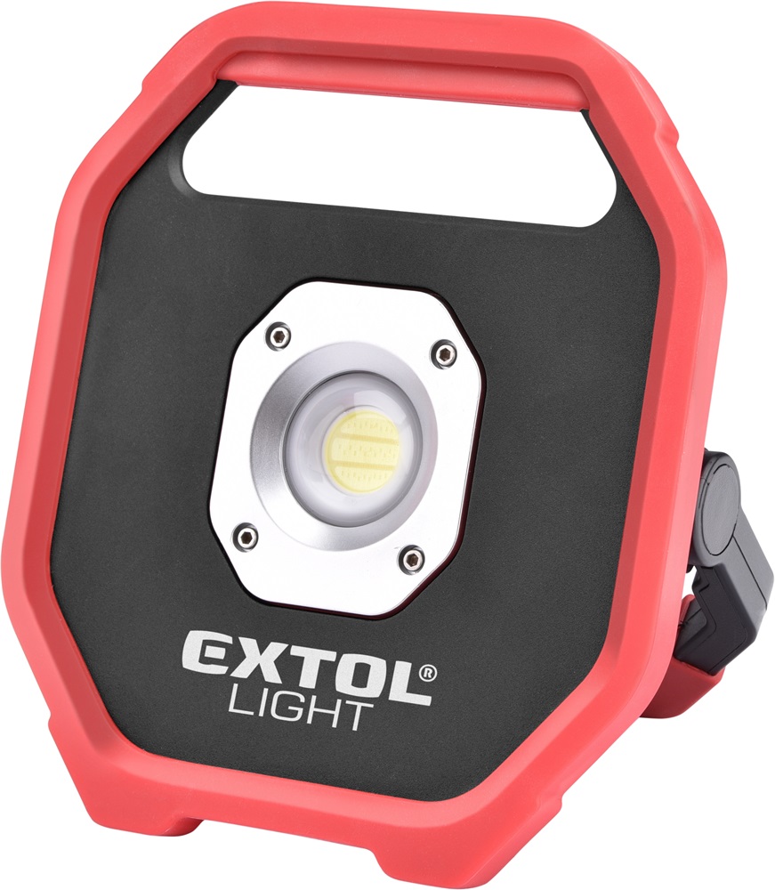 hordozható LED lámpa, elemes reflektor, 10W; 1200 Lm, IP54, 0,67 kg ...