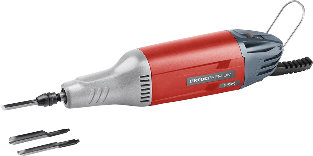 mini vésőgép, 50W, fára és műanyagra, 3 féle vésőhegy, papír doboz, 0,5 ...